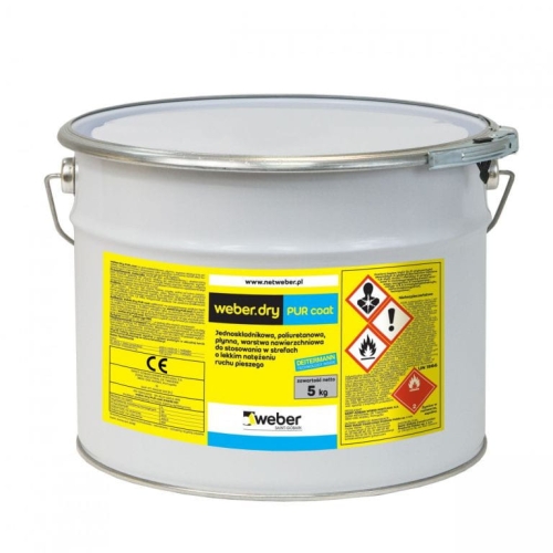 Weber.dry PUR coat transparentny 5 kg